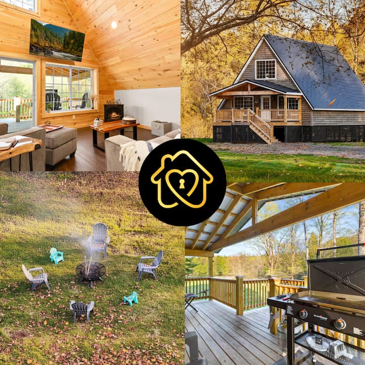 20% Off! Creekside~firepit/bbq/pet/hiking/trail - Adirondack Mountains