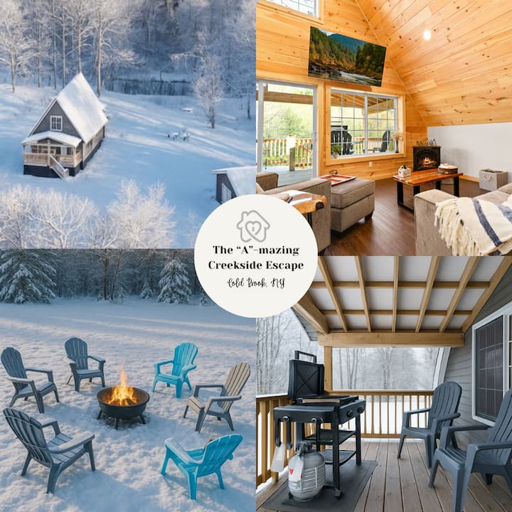 Creekside~firepit/bbq/pet/hiking/trail/snowmobile - Adirondack Mountains