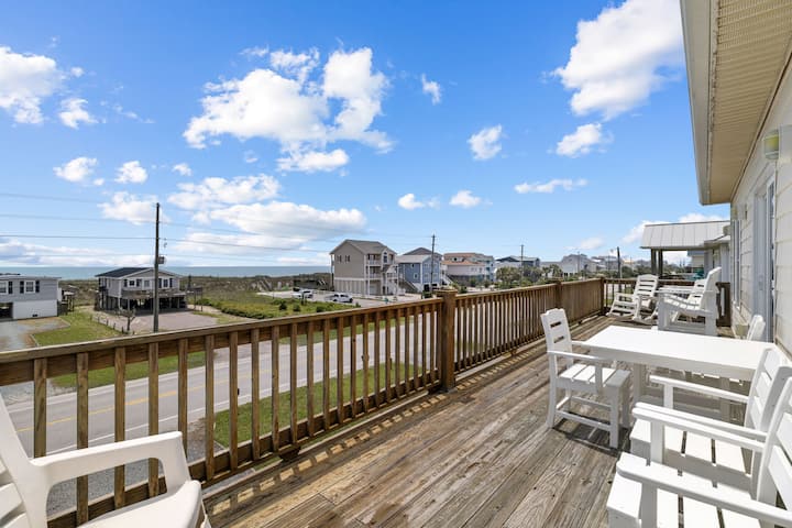 Ocean Views-steps To The Beach - Topsail Island
