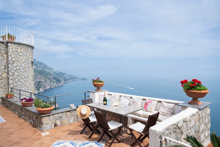 Villa Luxe Sea View-easy Access- Parking-solarium - Praiano
