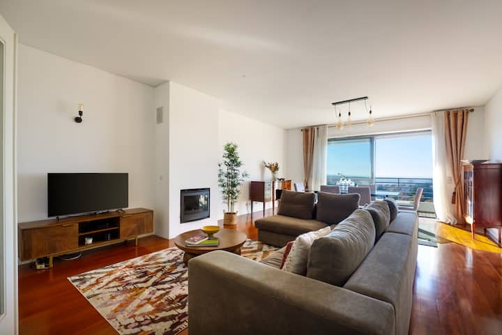 Penthouse Panoramic View & Garage By Ogv Apartment - Maia