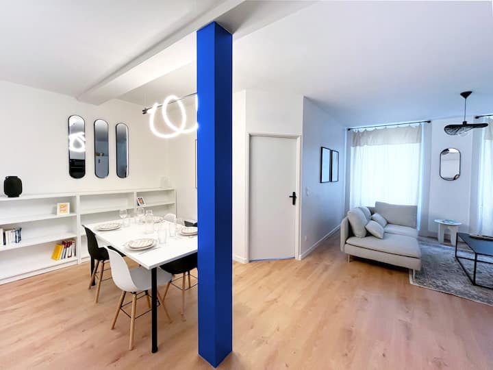 Appartement T4 Design & Rénové - Quartier Prisé - Saint-Étienne