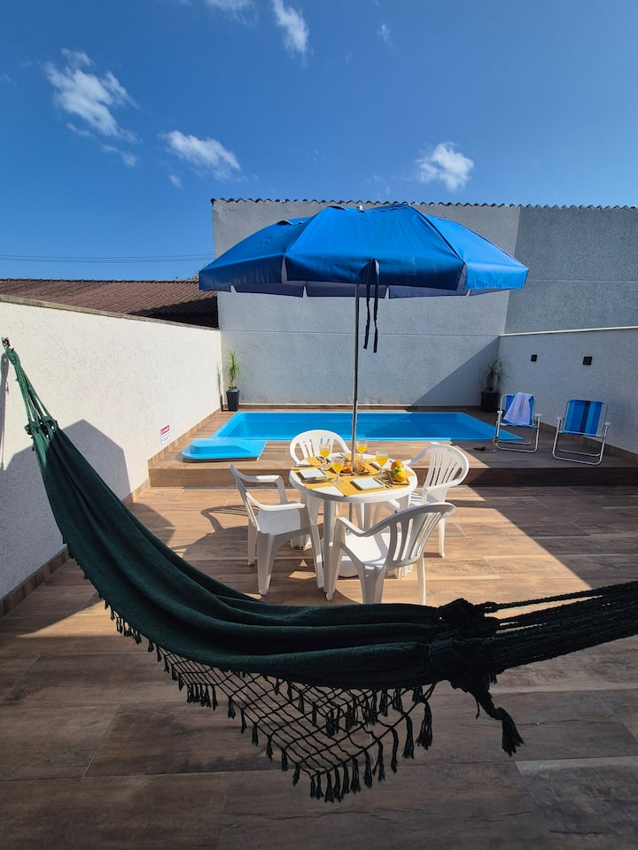 Casa C/ Piscina Prox à Praia Coroados/guaratuba - Guaratuba