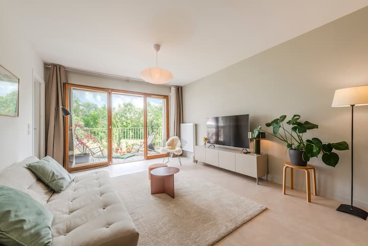 ÉLégant 3 Ch. • Vue, Balcon, 4 Lits , Disney - Montévrain