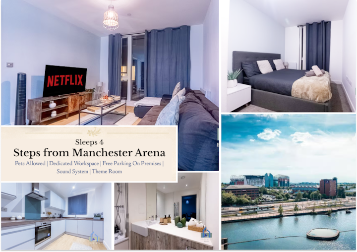 Condo In Manchester| Free Parking|close To Stadium - Piccadilly Station - Manchester