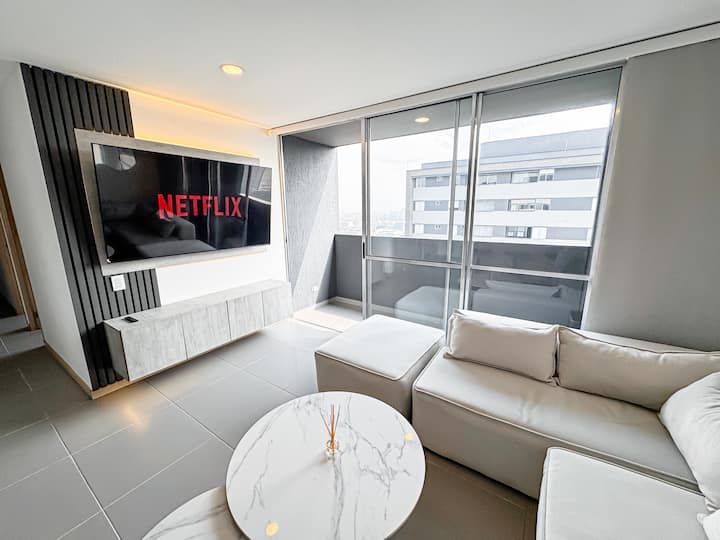 Exclusivo Apto /3 Br/piscina/gym/5 Min Provenza - Medellín