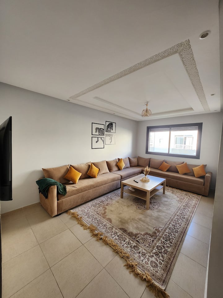 Appartement Proche De L’aéroport Et Technopolis - Salé