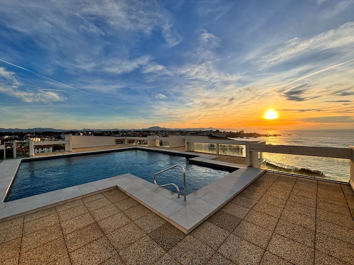 Studio Et Piscine Vue Océan - Biarritz