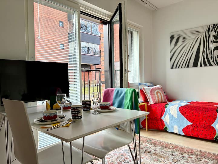 Kotoisa Yksiö Keskustan Kupeessa #Epicapartments - Jyväskylä