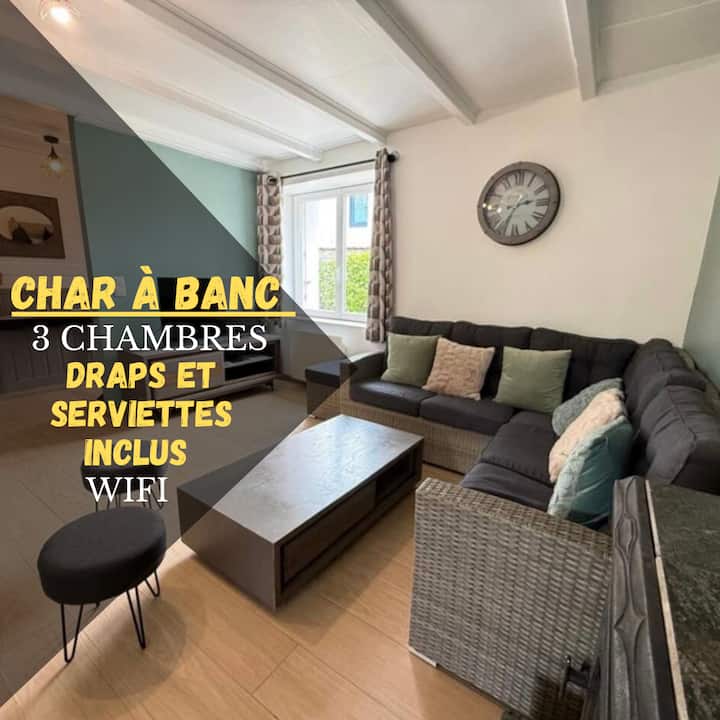 Le Char à Banc - Maison De Vacances - Pordic