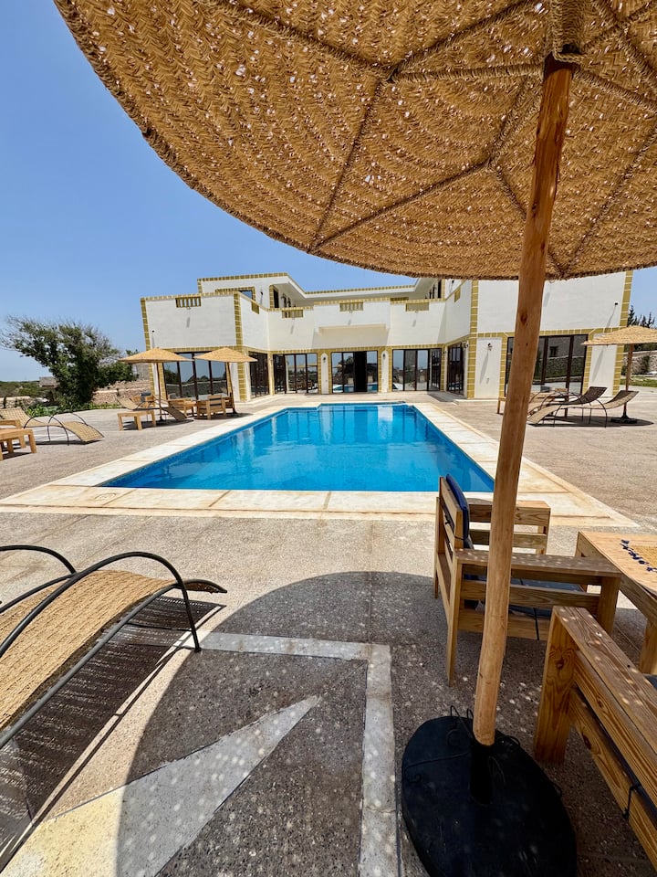 Villa Atlas : 6 Chambres Climatisées Avec Piscine - Essaouira