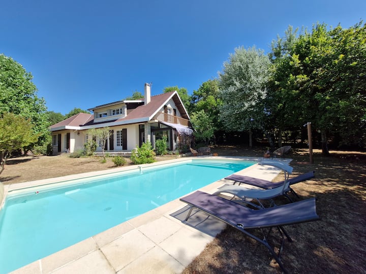 Havre De Paix Avec Jardin, Piscine Et Véranda - Mont-de-Marsan