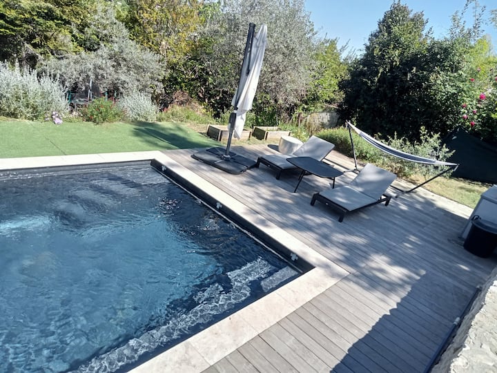 Villa Familiale: Piscine-salle De Jeux-jardin-clim - Cagnes-sur-Mer