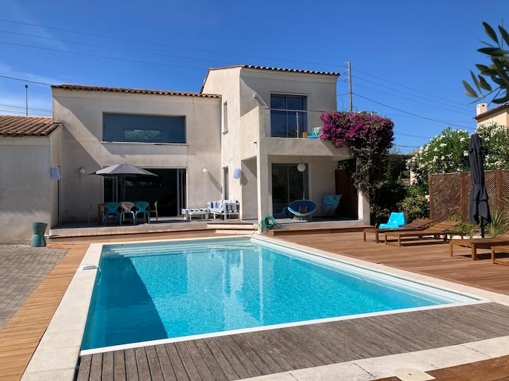 Villa Très Spacieuse Piscine à 10 Min De La Plage - Vallauris