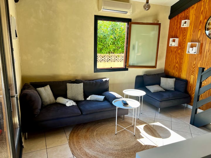Maison T3 Climatisée 6 Couchages Jardin Et Cellier - Gruissan