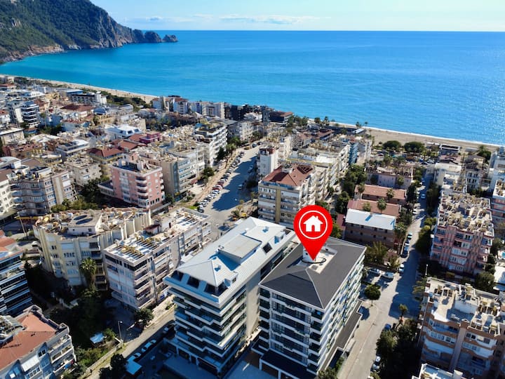 Sa Apartment! 2br | 150m To Cleopatra Beach - Alanya