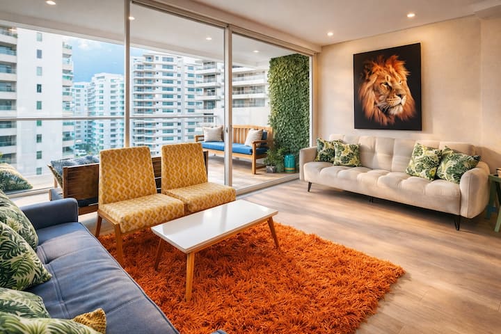 Balcón Gigante + Piscina Infinita + Cerca Al Mar - Cartagena