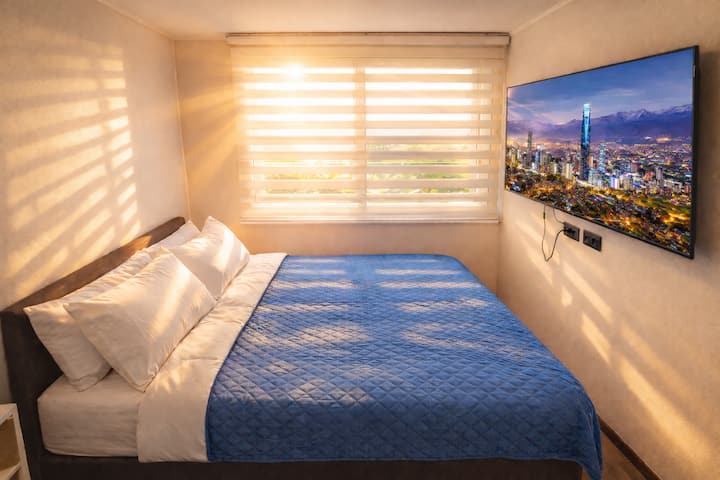 S1. Loft Cómodo | Metro | Movistar | Parking - Santiago