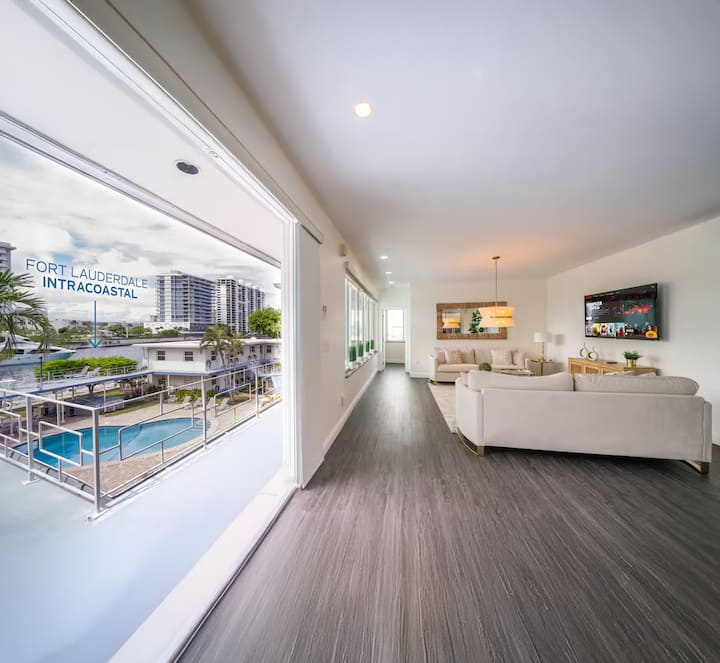 Penthouse Intracoastal Waterfront Walk To Beach! - Fort Lauderdale