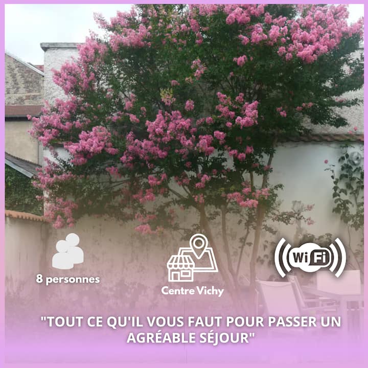 Maison Du Lilas Spacieuse-jardin-centre Ville-8per - Vichy