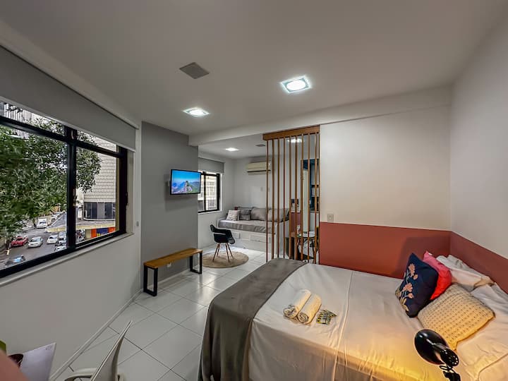 Studio Moderno E Confortável  / Cinelândia - Rio - Río de Janeiro