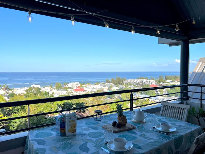 Leu Lagon Horizon, T3 Vue Mer, 2 Chbres, 2 Sdb - Saint-Leu