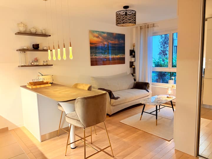 Studio Cosy Et Moderne – Aux Portes De Paris. - Issy-les-Moulineaux