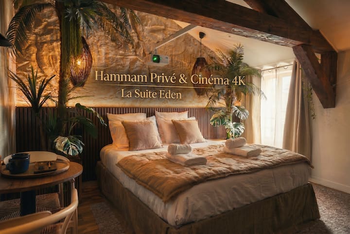 Suite Eden - Hammam & Cinéma – Expérience Unique - Roanne