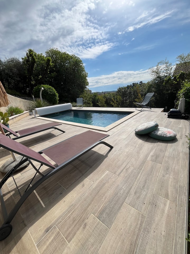 Maison Au Calme Avec Piscine - Alès