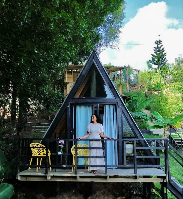 Romantic A-frame Cabin • Glamping - Dominican Republic