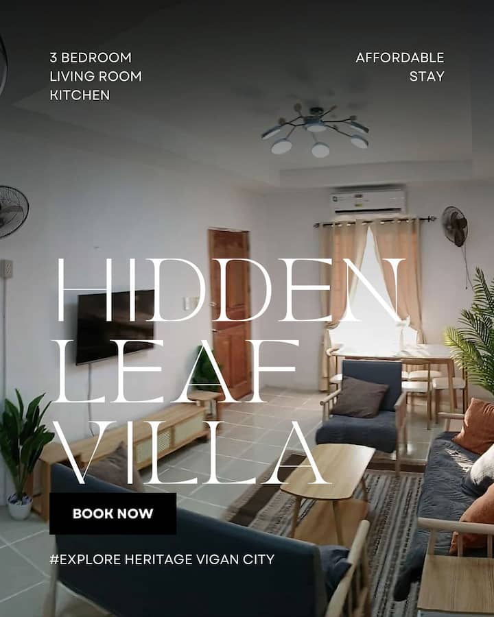 Rustic Villa Stay W/ Fully Ac 3br+living Rm - Vigan