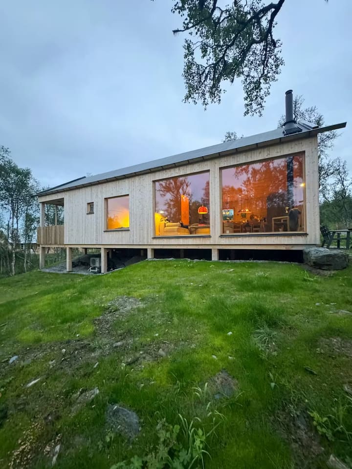 Nybyggd Stuga Med Magisk Bastu - Sweden