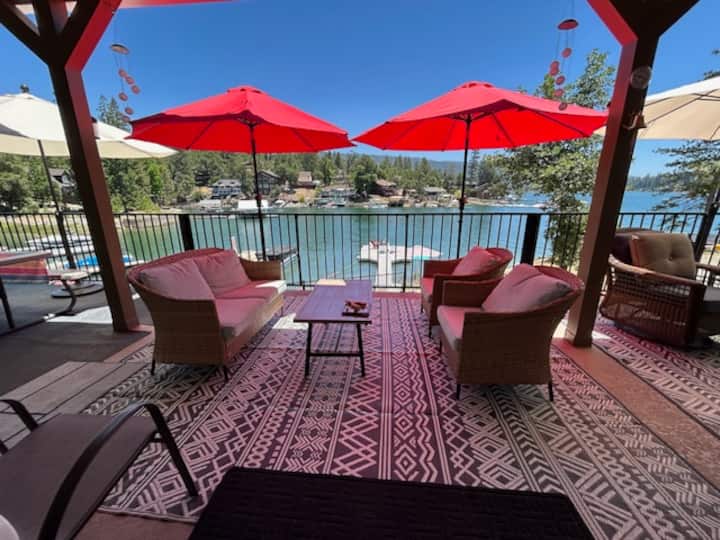 Bass Lake Lakefront 6 Bedroom 5 Bath Private Dock - Bass Lake, CA