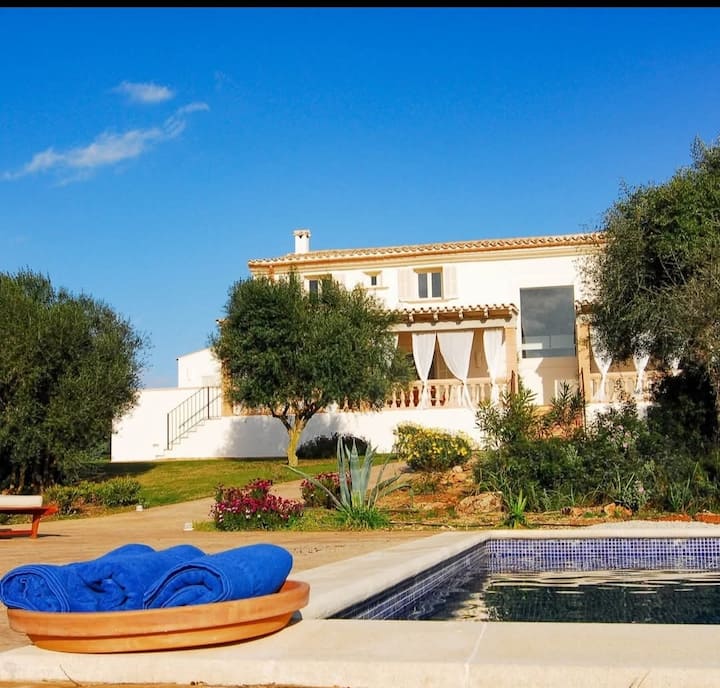 Lujosa Villa Tortuga Con Piscina - Manacor
