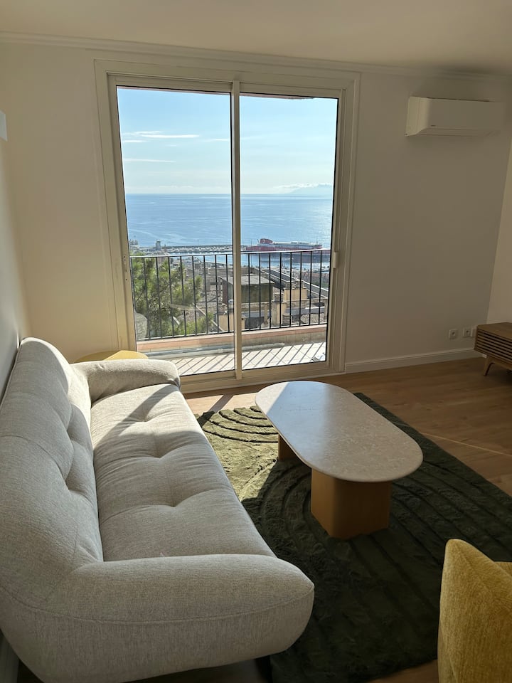 Bel Appartement Avec Vue Mer à Bastia - Bastia
