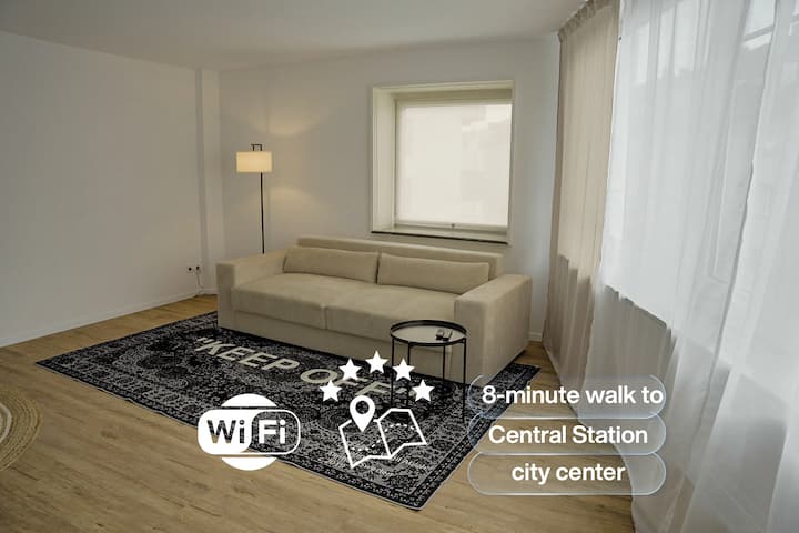 Central Apartment W/terrace - Núremberg