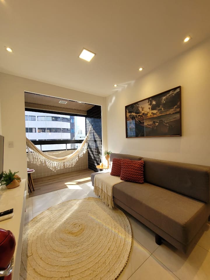 Apto Charmoso P/ 6 Pessoas, P. Verde, 5 Min Do Mar - Maceió