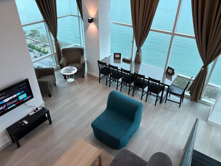 Panoramic Seaview Duplex-2br6pax - Penang Island