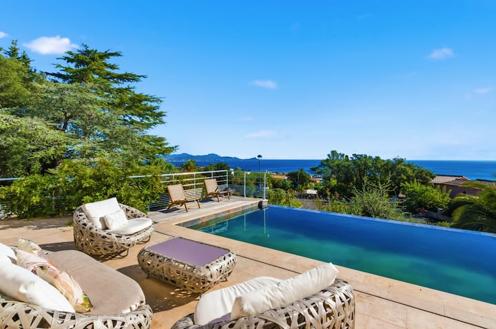 Villa Bali, Petit Bijou, Superbe Vue Mer/estérel - Fréjus