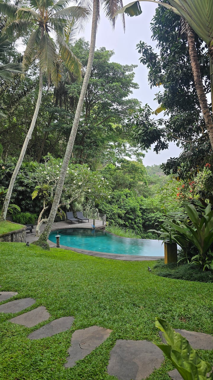 3 Br Jungle View Villa In Ubud - Bali