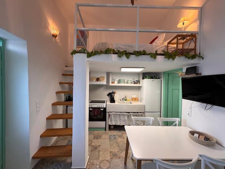 Walktheview Cycladic Lofthouse In Chora - 이오스 섬