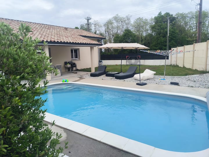 Maison Avec Piscine Plage à 30mn - Dax
