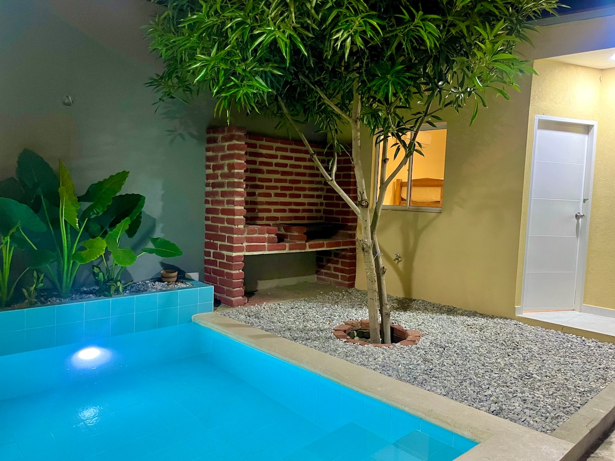 Habitación grupal con piscina cerca al mar - Casas en alquiler en Santa ...