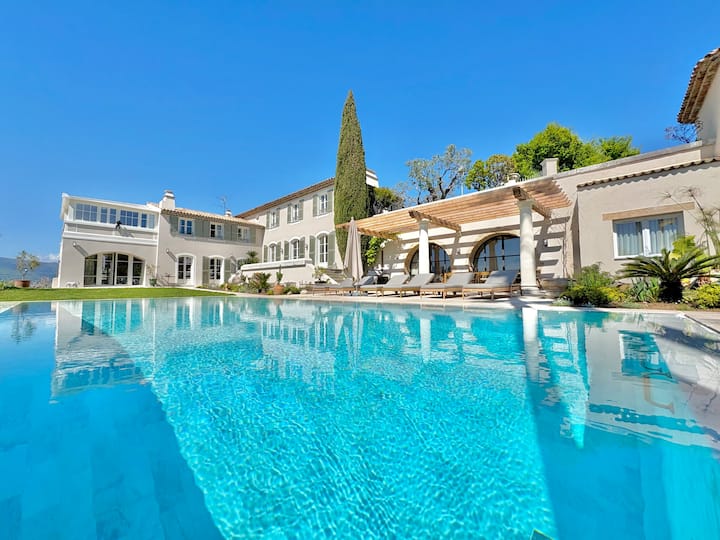 Villa Vue Mer Et Montagne Grand Luxe Nice Piscine - Nice