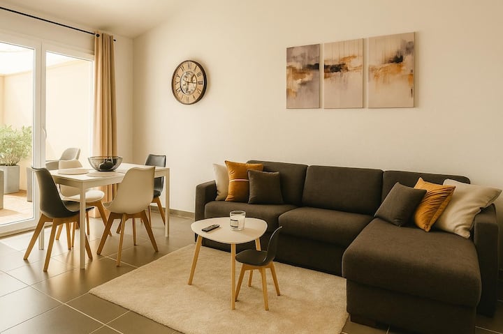 Appartement 3p, Terrasse, Garage - Golfe-Juan