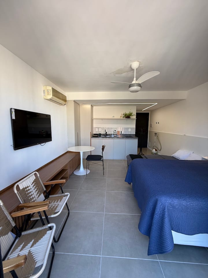 Studio Moderno–conforto, Lazer E Localização. - Glória