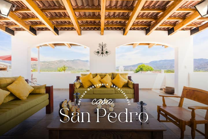 Casa San Pedro, Family Home With Amazing Views - San Lucas Sacatepéquez