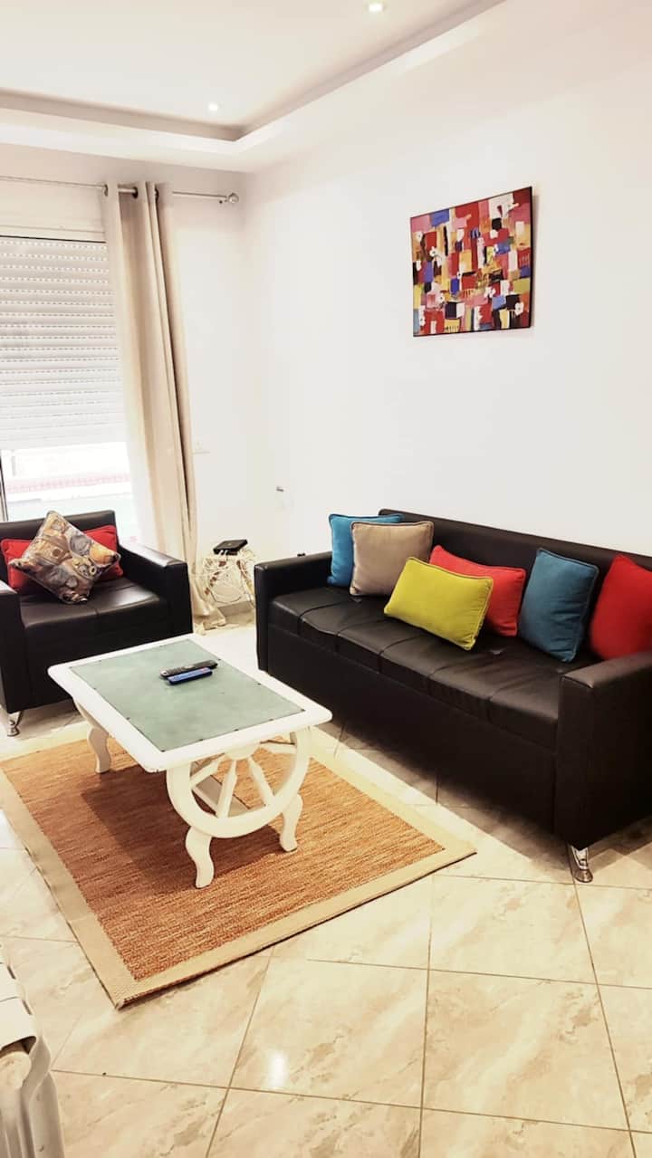 Superbe Appartement Cinq Minutes De La Plage. - La Marsa