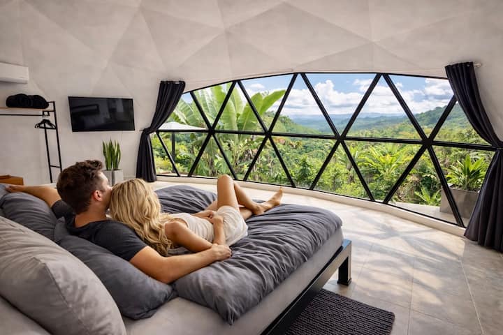 Luxury Dome With Private Hot Tub, A/c & Views - Costa Rica