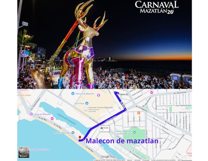 Excelente Ubicación A 3 Min Del Malecón Y La Playa - Mazatlán